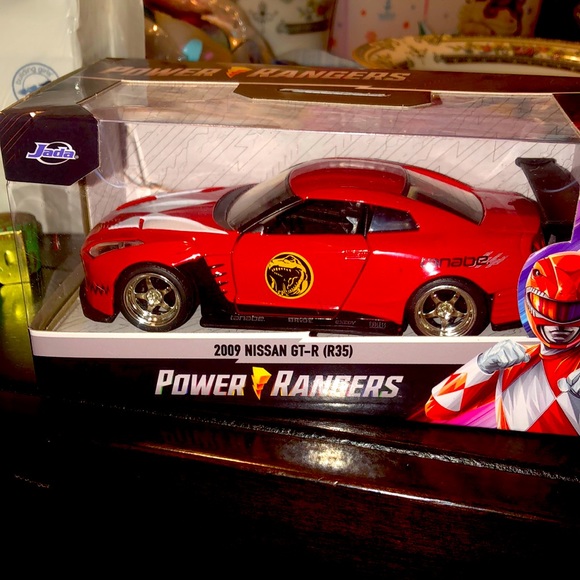 Power Ranger | Toys | Power Rangers Red 209 Nissan Gtr R35 Die Cast Car ...